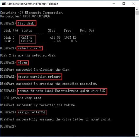 Diskpart Windows 10