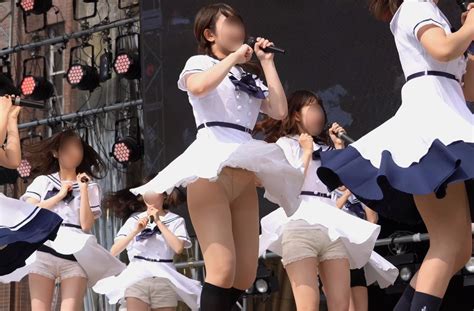 1人だけアンスコ穿き忘れの羞恥学際アイドルステージ