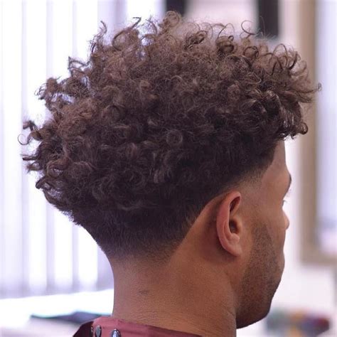 Black Curly Taper Fade Taper Fade Curly Hair Taper Fade Haircut