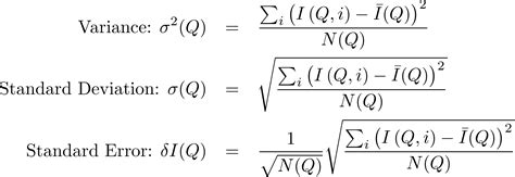 Standard Error Formula Variance