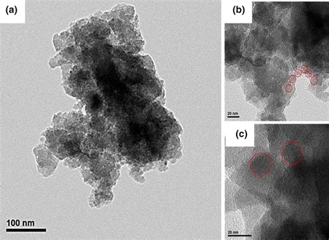 Tem Image Of Tio2 Sio2 Composite A In A Low Magnification B C Are