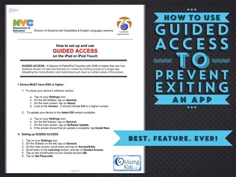 How To Use Guided Access To Prevent Exiting An App Best Feature