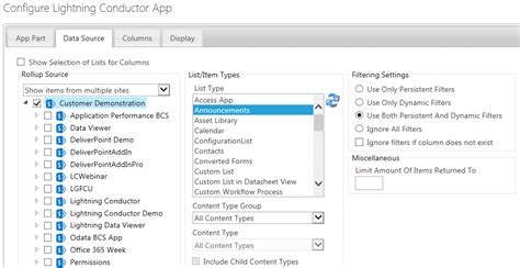 sharepoint rollup announcements using the content query
