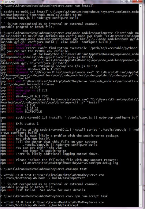 javascript npm not installing returns error consistently stack overflow