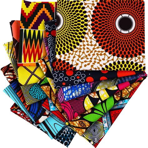 12 Pieces African Fabric Fat Quarters 19 5 X 15 7 Inch 50