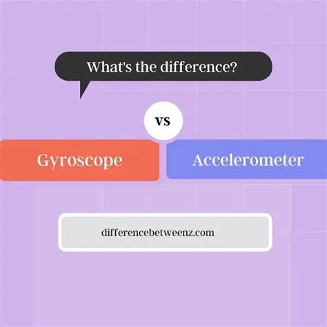 Difference Between Gyroscope And Accelerometer Difference Betweenz