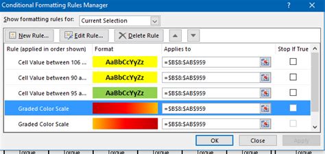 excel conditional formatting formula based on another cell