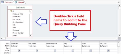 designing a query in access 2017 part 1 access