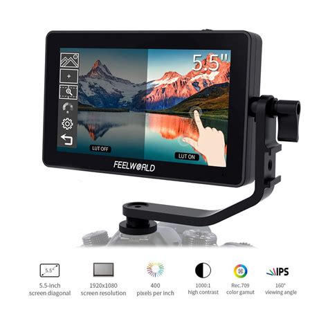 Feelworld F6 Plus 5 5 Inch Dslr Camera Field Touch Screen Monitor With