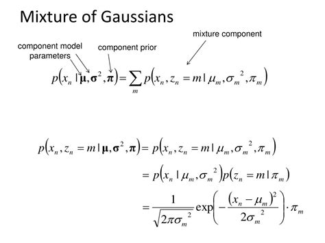 ppt hidden variables the em algorithm and mixtures of gaussians