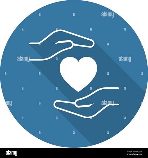 Heart Disease Prevention Icon Flat Design Stock Vector Image And Art Alamy