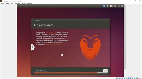 tutorial instal ubuntu di virtualbox youtube