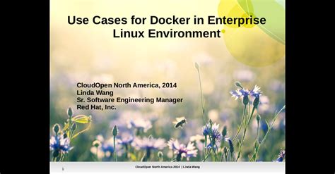 opencloud2014 slides linda wang use cases for docker in enterprise