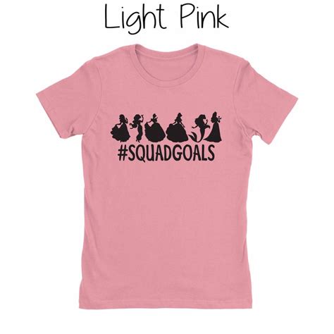 Disney Princess Squad Goals Shirt Disney Princess Shirt Disney Etsy