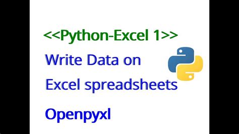 python excel 1 5 write and format data and cells on excel spreadsheets