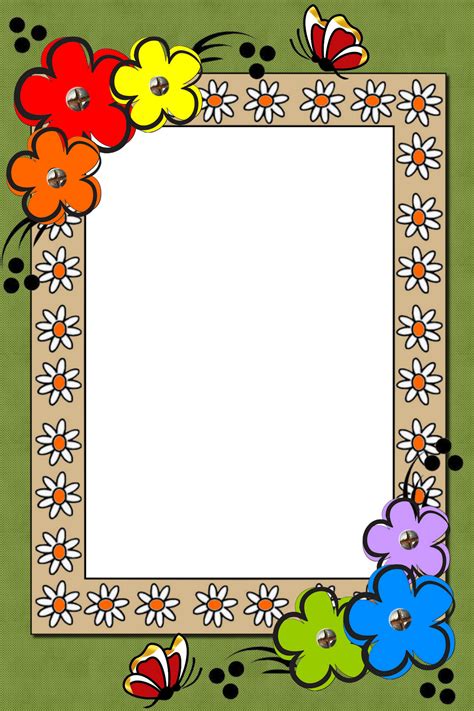 Decorative Frame Png Molduras Decoradas Bordas Coloridas Molduras