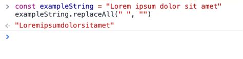 how to remove all spaces from a string in javascript atomized objects