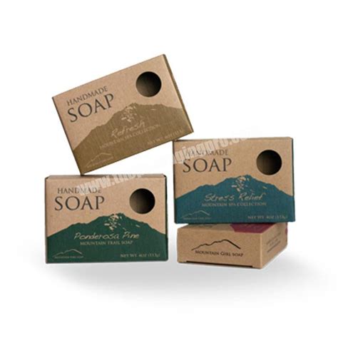 Eco Friendly Paper Handmade Soap Packaging
