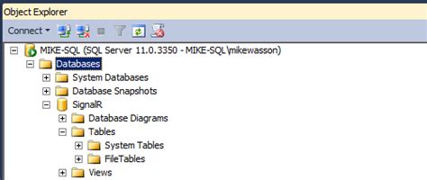 signalr scaleout with sql server microsoft learn
