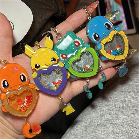 My First Set Of Complete Resin Shakers 🫶🏼 Og Pokemon Starters Hand