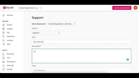 raising a support ticket in dgraph cloud youtube
