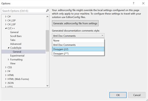 doxygen and xml doc comment support c team blog