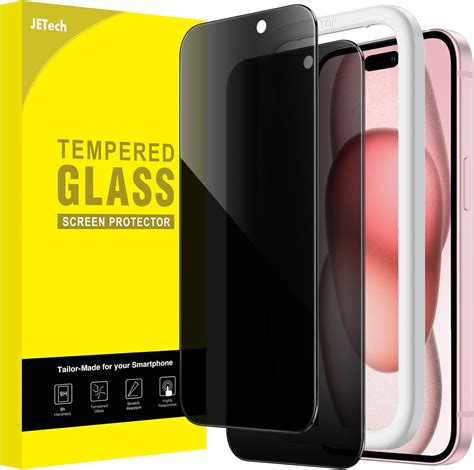 Jetech Protector Pantalla De Privacidad Para Iphone 15 6 1 Pulgadas