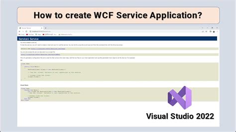 how to create wcf service application in visual 2022 part 1 youtube