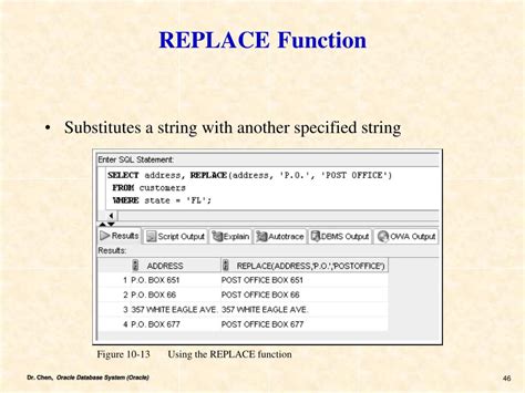 ppt pl sql and chapter 10 selected single row functions powerpoint