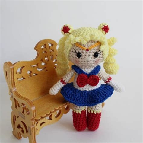 Sailor Moon Crochet Doll Plush Amigurumi Dolls Usagi Etsy In 2020