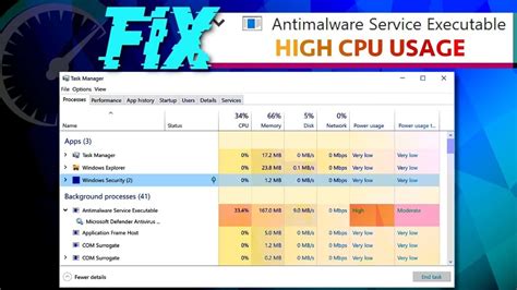fix antimalware service executable high cpu usage on windows 2023