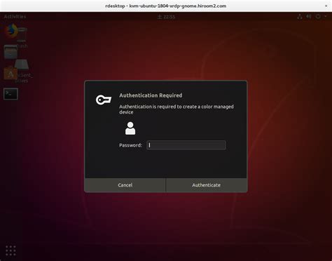 ubuntu 18 04 connect to gnome desktop environment via