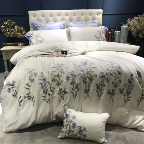 4 6 Pieces Girls Fancy Bedroom Set Luxury Bedding Sets Egyptian Cotton
