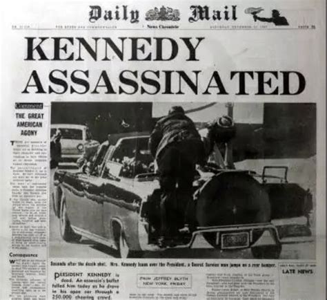 Headline Kennedy Assassination Jfk Assassination Historical Newspaper