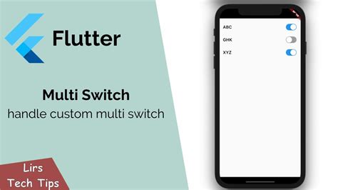 flutter custom multiple switch youtube