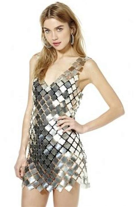 1970s mirrored mini dress “mirror mirror on the wall no photo