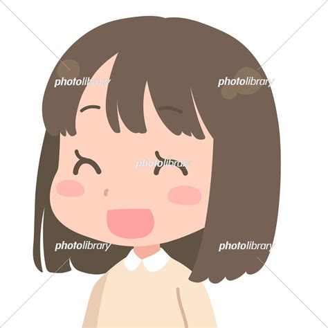 笑顔の女の子 イラスト素材 [ 7010656 ] フォトライブラリー Photolibrary