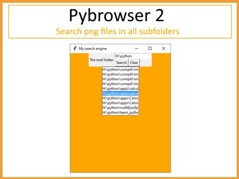 pybrowser 2 a file browser with python python programming
