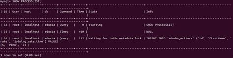mysql lock table how to implement mysql lock table with examples