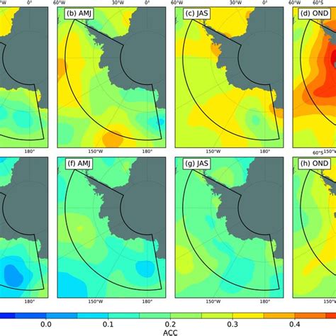 The Temporal Anomaly Correlation Coefficient Acc Between Era‐interim