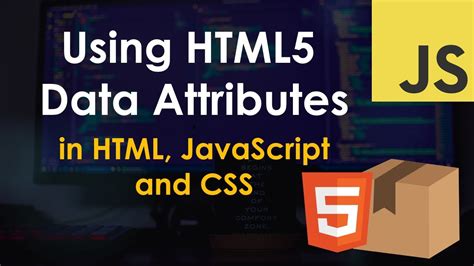 using html5 data attributes in javascript and css tutorial youtube