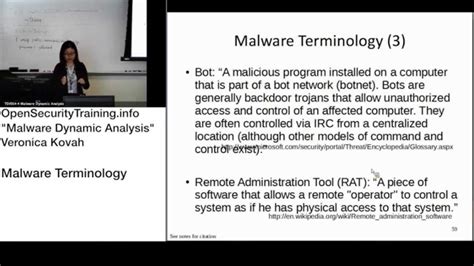 Dynamic Malware Analysis D1p11 Malware Terminology Youtube