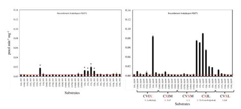 Substrate Specificity Of Recombinant Arabidopsis Pggt I Quantitative