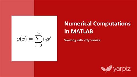 working with polynomials using matlab youtube