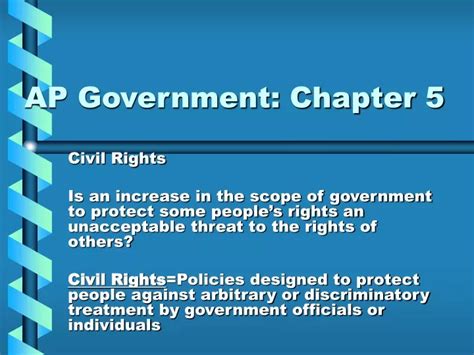 Ppt Ap Government Chapter 5 Powerpoint Presentation Free Download