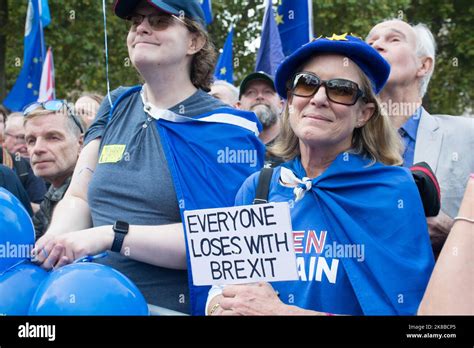 London Uk 22nd Oct 2022 Thousands Rally In Parliament Square In
