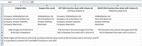 excel how to remove 9 characters from left and 2 characters from right
