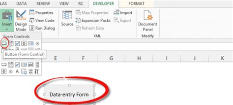 data entry using userform excel vba form controls