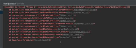exception in thread thread 2 java lang nosuchmethoderror