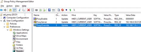 Configuring Proxy Settings On Windows Using Group Policy Preferences